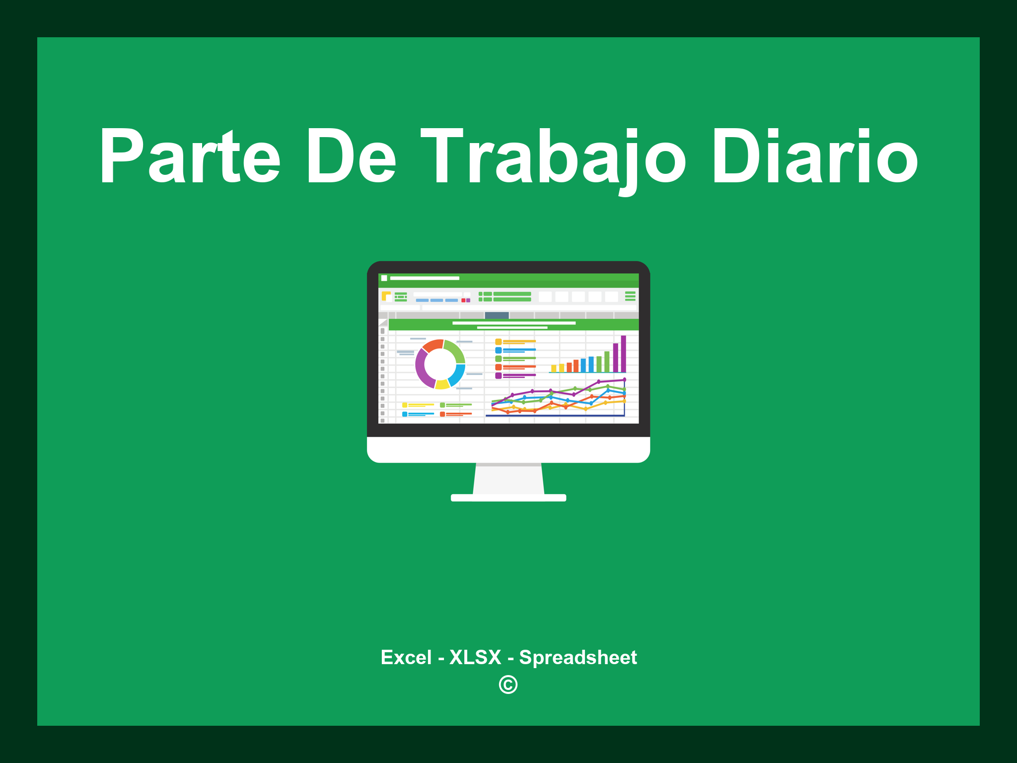 Plantilla Parte De Trabajo Diario Excel
